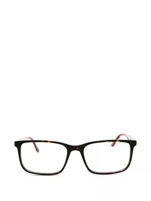 Lacoste Rectangle Frame Eyeglasses - Brown
