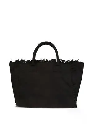 HINNOMINATE Large Fringe-trim Tote Bag - Black