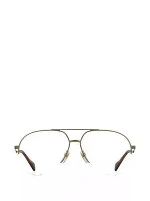 Gucci Semi-rimless Pilot-frame Glasses