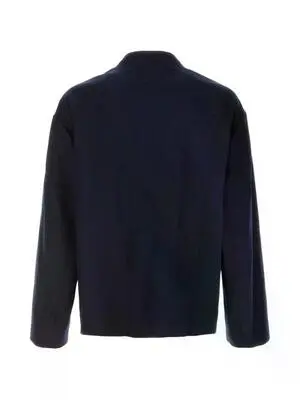 JIL SANDER Button-up Collarless Jacket