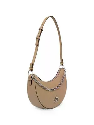 Karl Lagerfeld Chain-link Logo Plaque Shoulder Bag