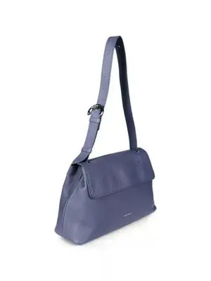 COCCINELLE Fern Leather Shoulder Bag - Grey