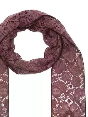 Valentino Garavani Lace Fringed Scarf