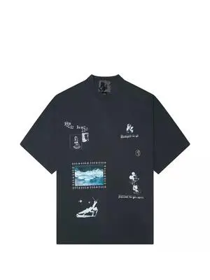 JUNGLES JUNGLES Graphic-print T-shirt - Blue