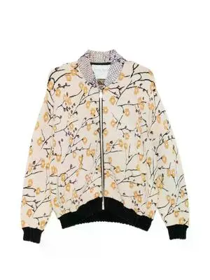FORTE_FORTE Long-sleeve Zip-fastening Cardigan - Neutrals