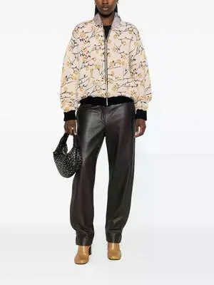 FORTE_FORTE Long-sleeve Zip-fastening Cardigan
