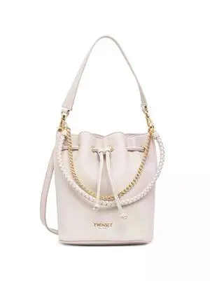 TWINSET Braided Chain-link Bucket Bag