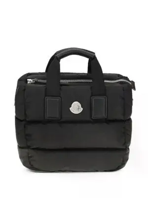 Moncler Mini Caradoc Quilted Tote Bag - Black