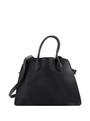 THE ROW Margaux Leather Tote Bag - Black