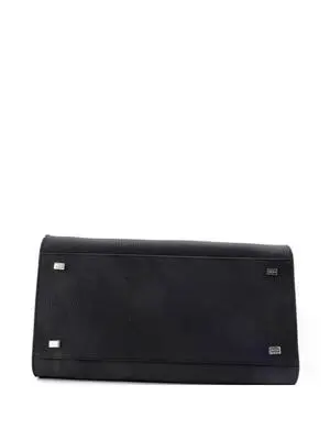 THE ROW Margaux Leather Tote Bag - Black