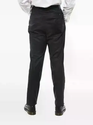 Corneliani Flat-front Wool Tailored Trousers