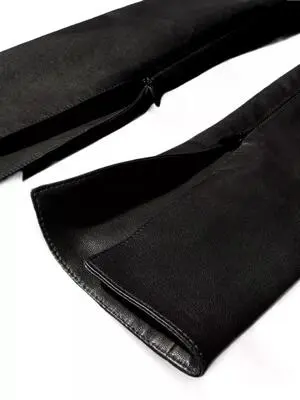 Gucci Zip-cuff Leather Skinny Trousers