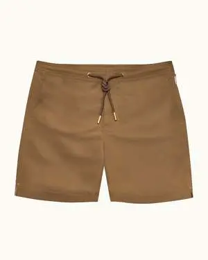 Orlebar Brown Signature Bulldog Drawcord Swim Shorts - Bronze