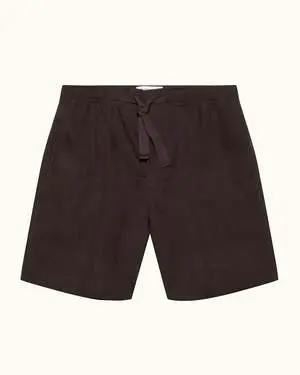 Orlebar Brown Relaxed Fit Laundered Linen Shorts