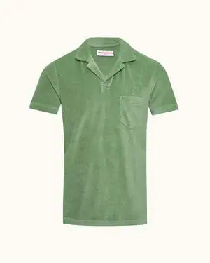 Orlebar Brown Relaxed Towelling Shirt In Organic Cotton - Fresh Lawn