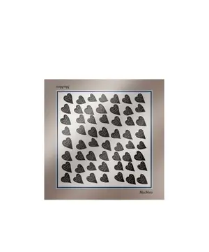 Max Mara Printed Silk Twill Foulard - Black