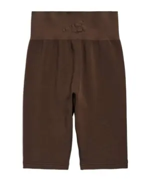 Balenciaga Techwear Seamless Cycling Shorts In Moka - Mocha
