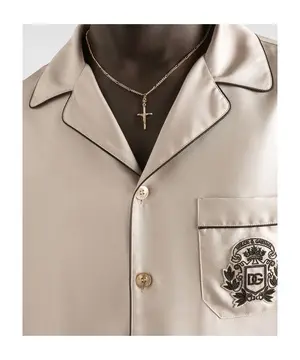 Dolce & Gabbana Logo-embroidered Pocket Shirt