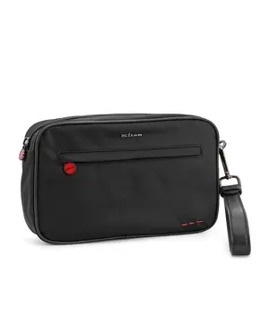 Kiton Ciro Logo Plaque Clutch Bag