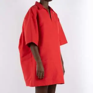Marni Oversized Embroidered Cotton Mini Dress