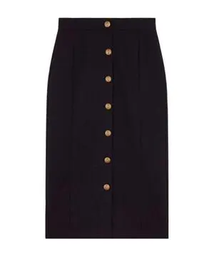 GOLDEN GOOSE Buttoned Midi Skirt