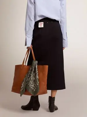 GOLDEN GOOSE Buttoned Midi Skirt