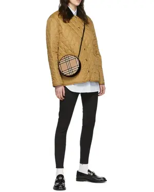 Burberry Quilted Jacket With Snap Buttons And Patch Pockets