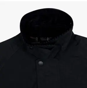 Barbour Transporter Oversized Casual Jacket With Contrasting Collar