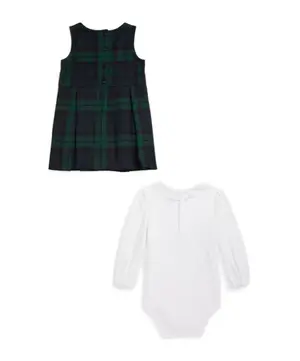 Polo Ralph Lauren Pleated Plaid Dress