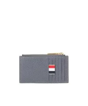 Thom Browne Logo Stripe Card Bag