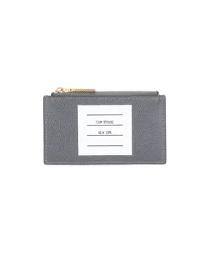 Thom Browne Logo Stripe Card Bag