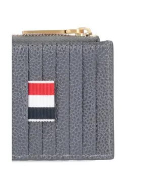 Thom Browne Logo Stripe Card Bag