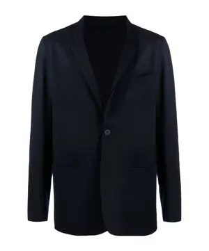 Sease Single Breasted Jacket - Navy Blue