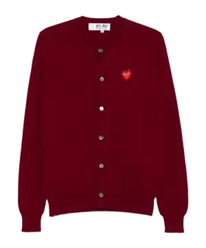Men's Embroidered Crewneck Cardigans