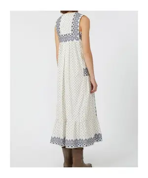 Max Mara Printed Poplin Dress