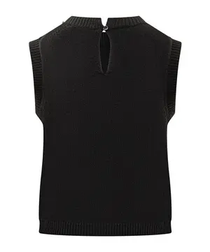 SEMICOUTURE Crystal-embellished Sleeveless Top
