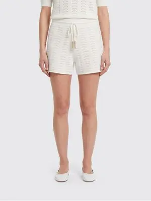 Celine Cotton Pointelle Mini Shorts