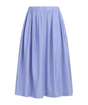 Marni Stripped Elastic-waist Skirt