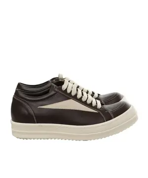 Rick Owens Panelled Sneakers - Black