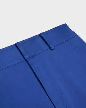 Celine Cotton Twill Wide Leg Trousers