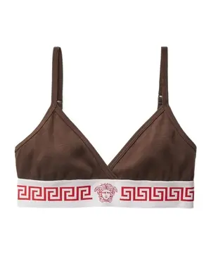 Versace Ribbed Jersey Bralette
