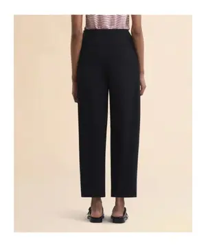 Marni Wool Blend Trousers With Symbol