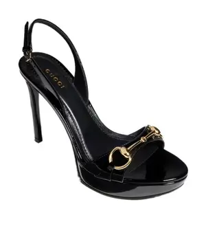 Gucci Donna Platform Stiletto Sandals - Black