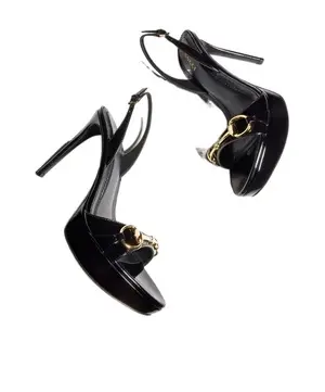 Gucci Donna Platform Stiletto Sandals - Black