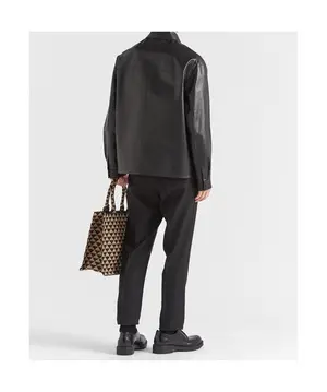Prada Triangle-logo Button-up Shirt