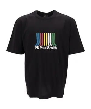 Paul Smith Multi-stripe Logo T-shirt - Black
