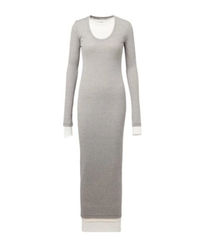 JIL SANDER Cotton Jersey Maxi Dress