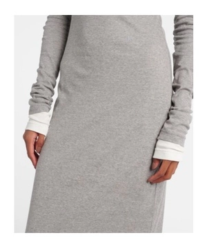 JIL SANDER Cotton Jersey Maxi Dress