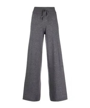 LISA YANG Elastic Waist Casual Pants - Black