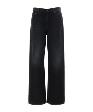 MOTHER The Dodger Sneak Jeans - Black